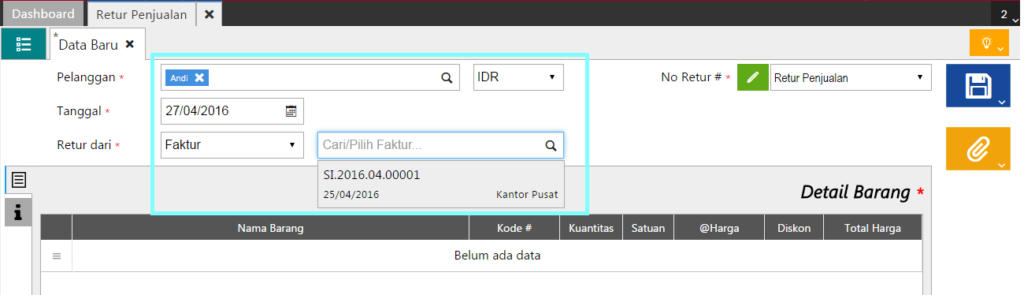 Cara Membuat Retur Penjualan dari Faktur Accurate Online - Tutorial ...
