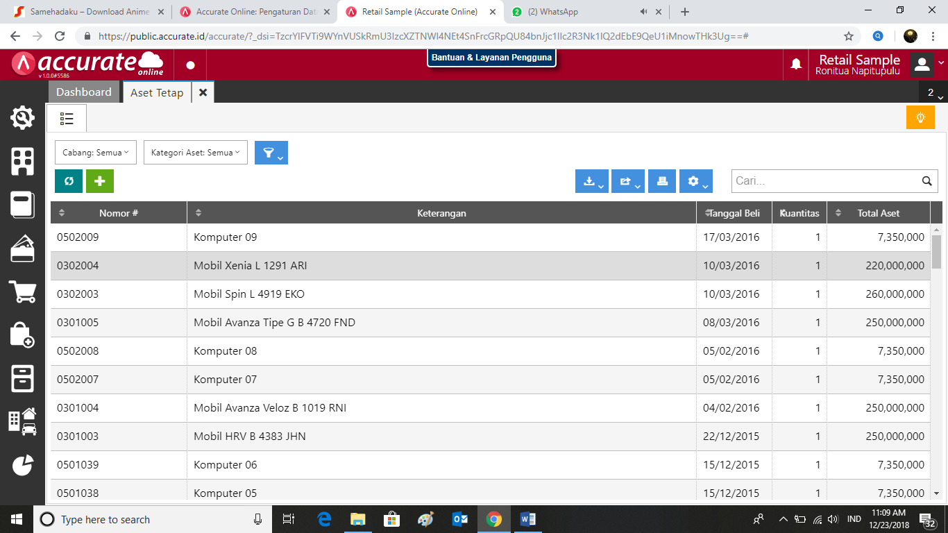 Tutorial Cara Penghentian Asset yang Dijual Two - Tutorial Accurate