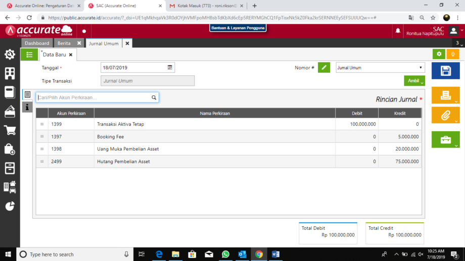 Cara Pencatatan Asset di Accurate Online - Tutorial Accurate